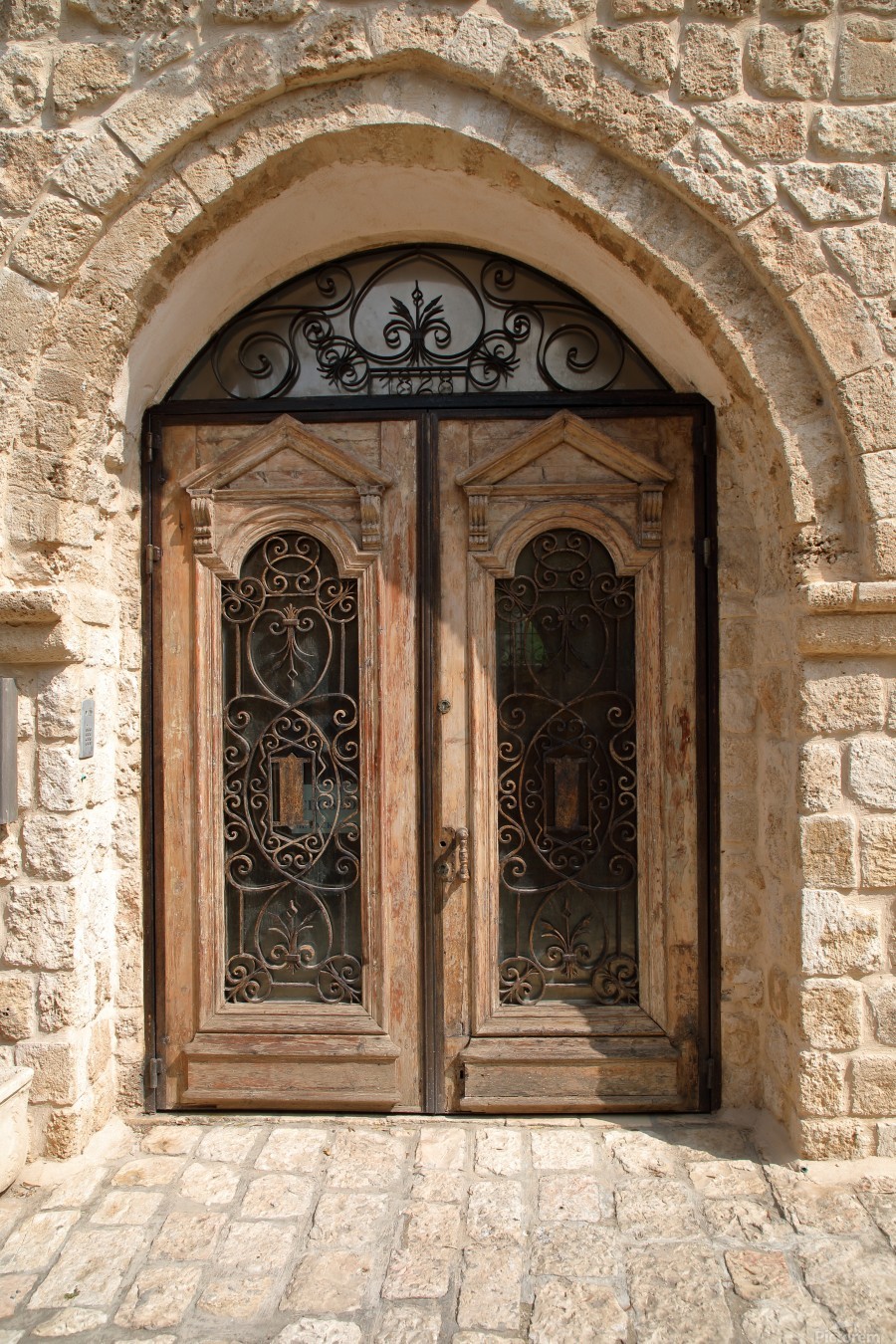 Old Yafo Doors by Eliot Scher Wall Art